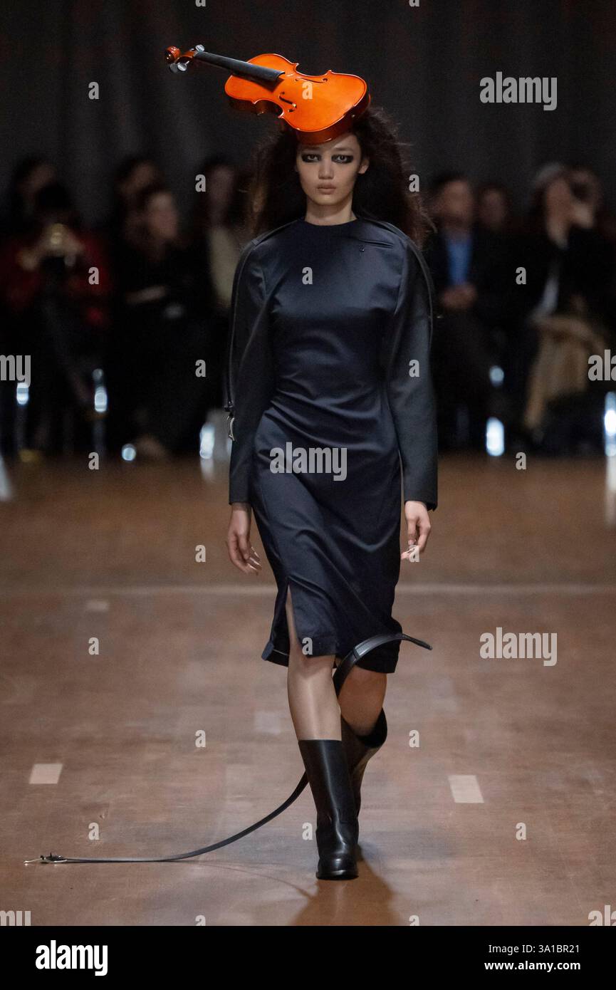 A model walks on the runway during the Hodakova Ready to Wear Fashion ...
