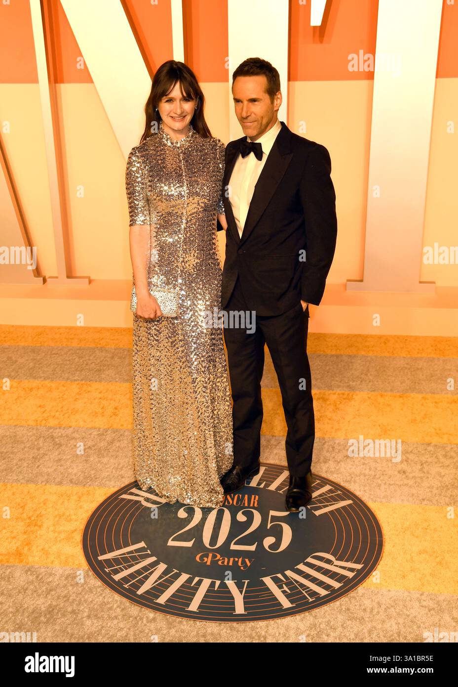 BEVERLY HILLS, CALIFORNIA - MARCH 02: (L-R) Emily Mortimer and ...