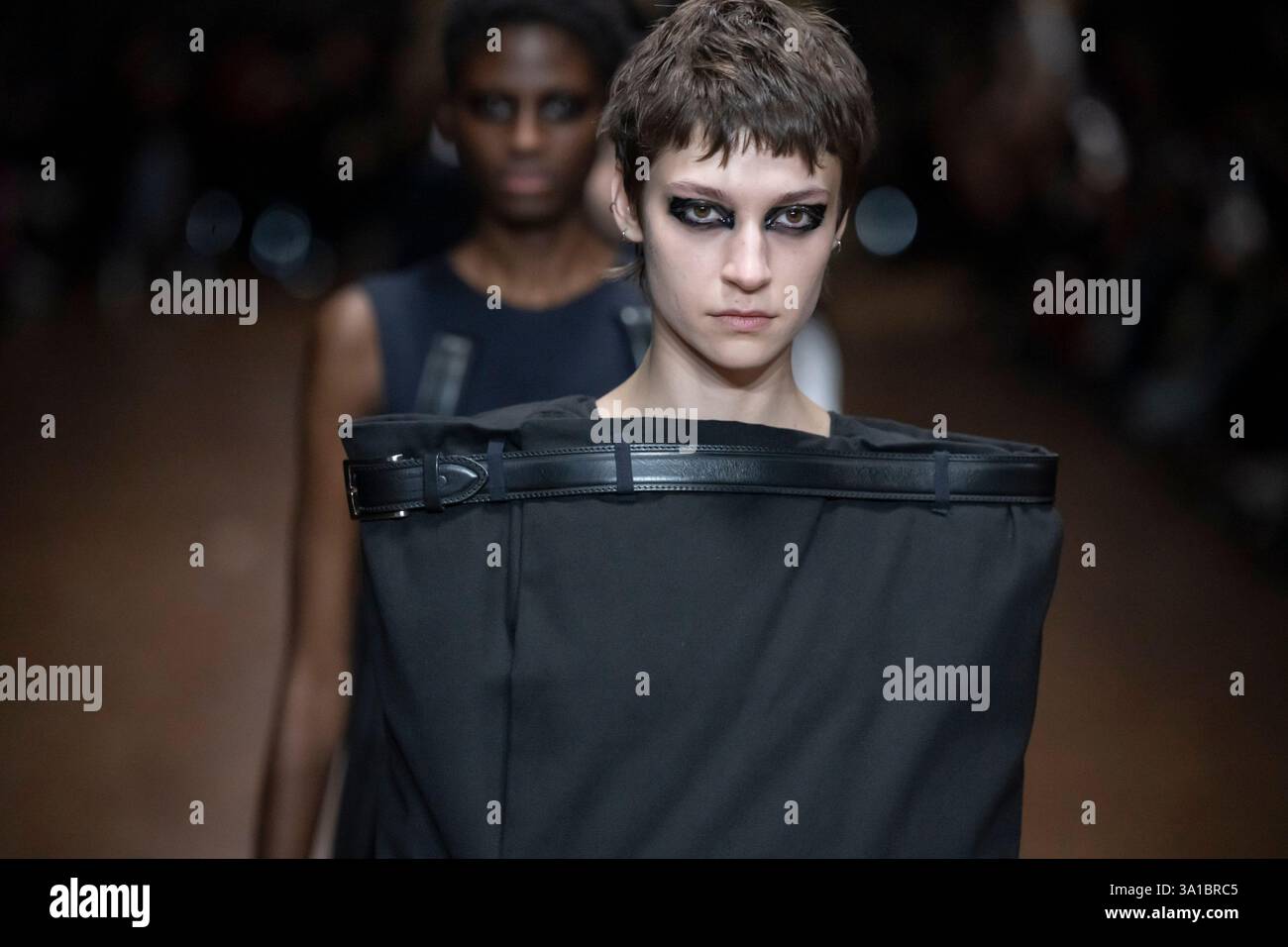 A model walks on the runway during the Hodakova Ready to Wear Fashion ...