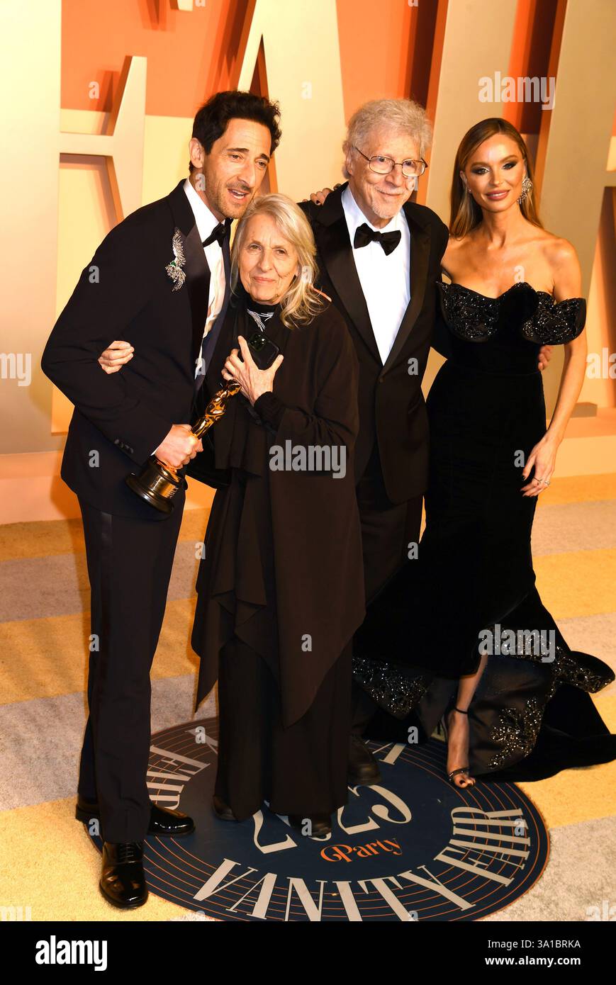 BEVERLY HILLS, CALIFORNIA - MARCH 02: Adrien Brody, Sylvia Plachy ...