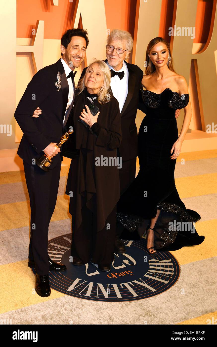 BEVERLY HILLS, CALIFORNIA - MARCH 02: Adrien Brody, Sylvia Plachy ...