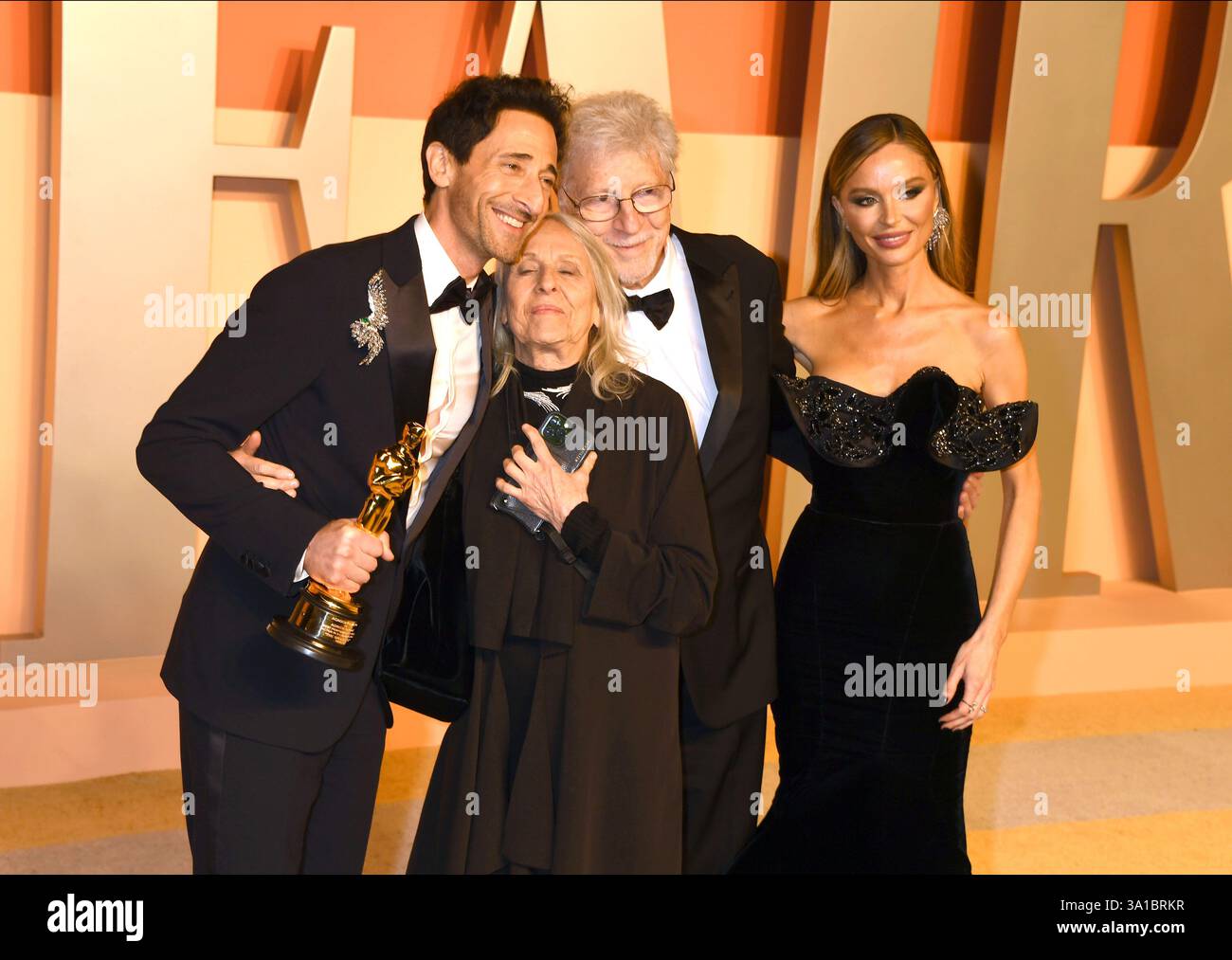 BEVERLY HILLS, CALIFORNIA - MARCH 02:Adrien Brody, Sylvia Plachy ...
