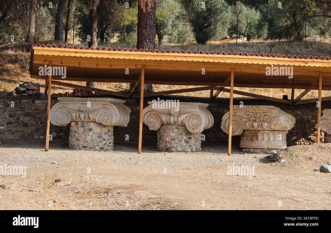 Sardis, Turkey, Turkiye. Temple of Artemis, Capitals Awaiting Further ...