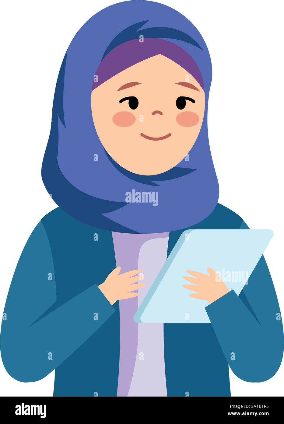 Hijab Student Muslim Girl Stock Vector Image & Art - Alamy