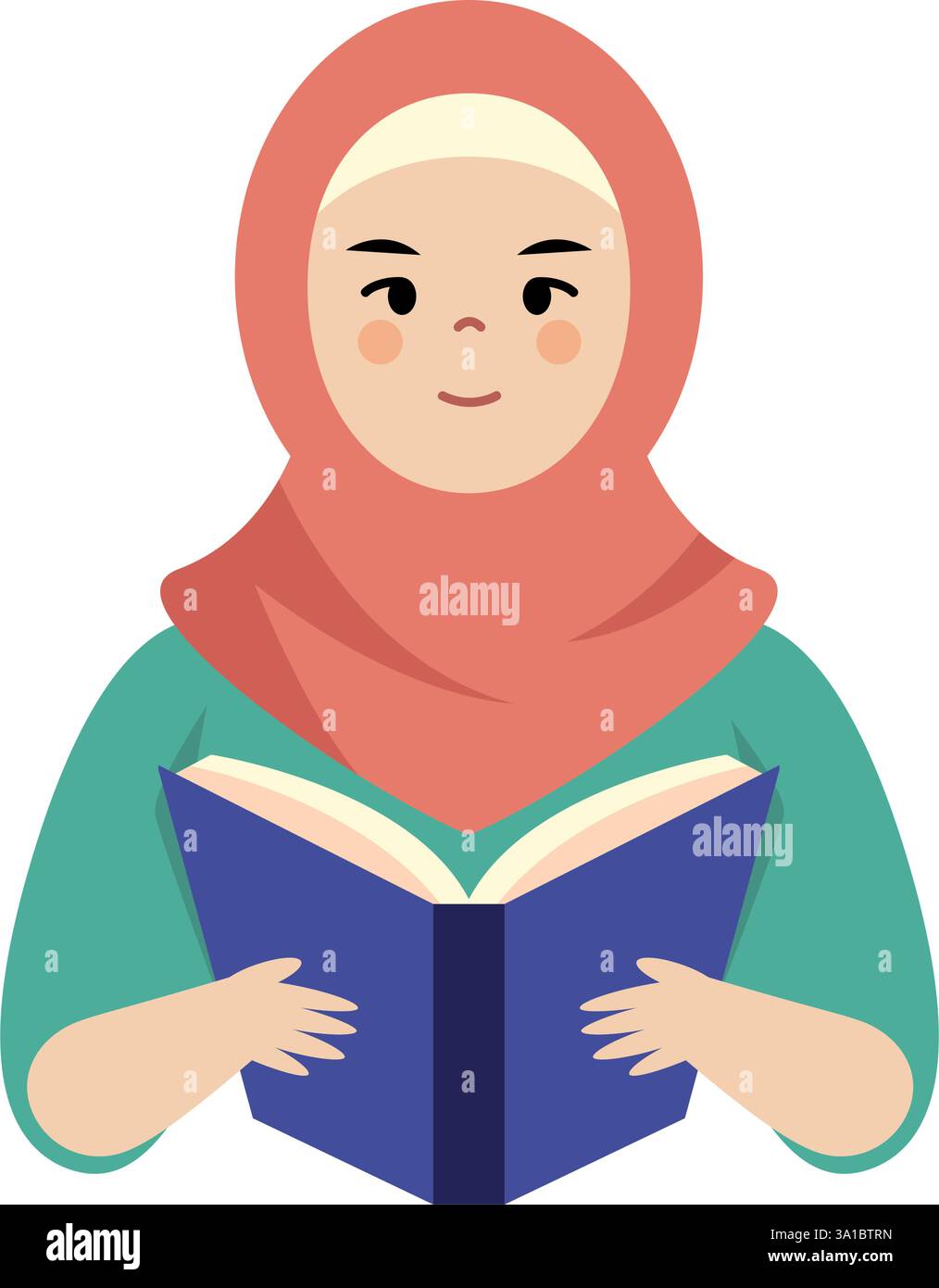 Hijab Student Woman Studying Stock Vector Image & Art - Alamy