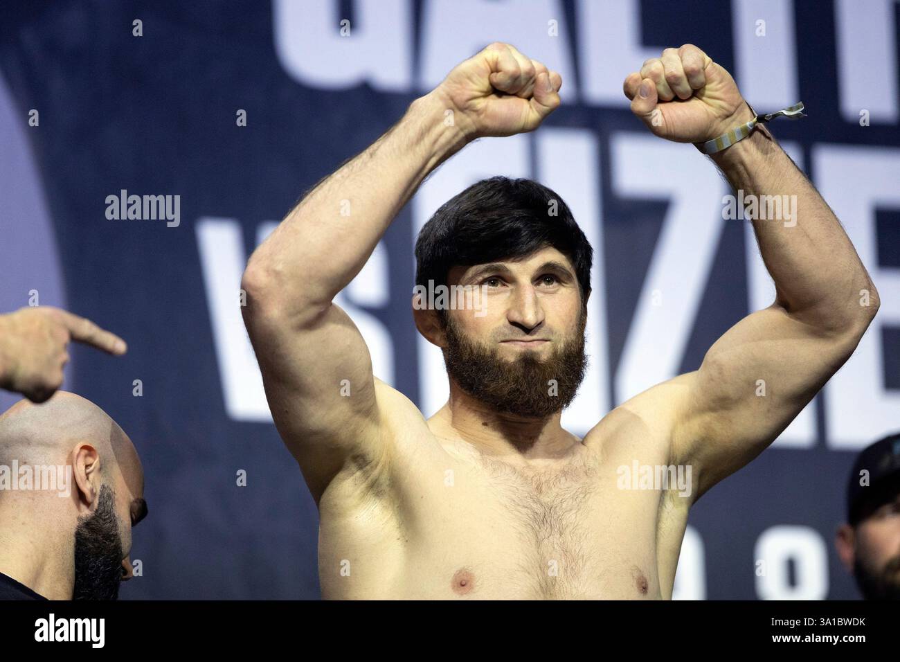 UFC light heavyweight fighter Magomed Ankalaev poses Friday, March 7 ...