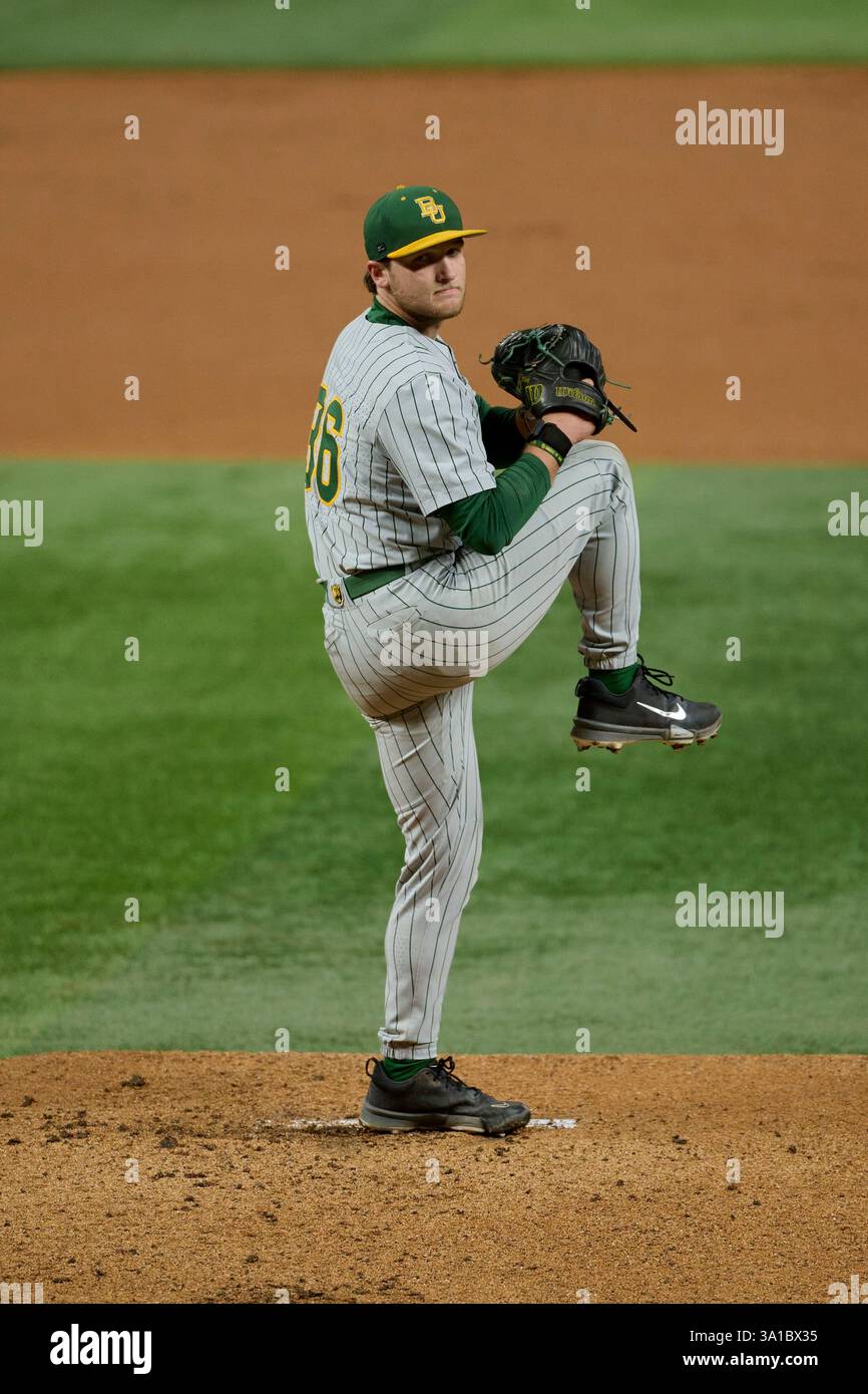 Baylor Bears pitcher Ethan Calder (36) during an NCAA baseball game ...