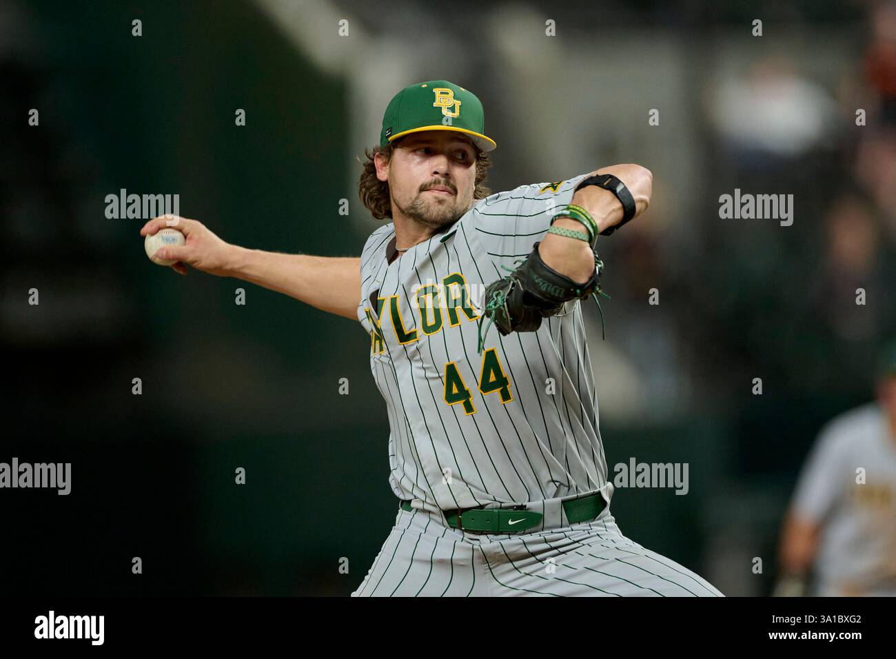 Baylor Bears pitcher Will Glatch (44) during an NCAA baseball game ...