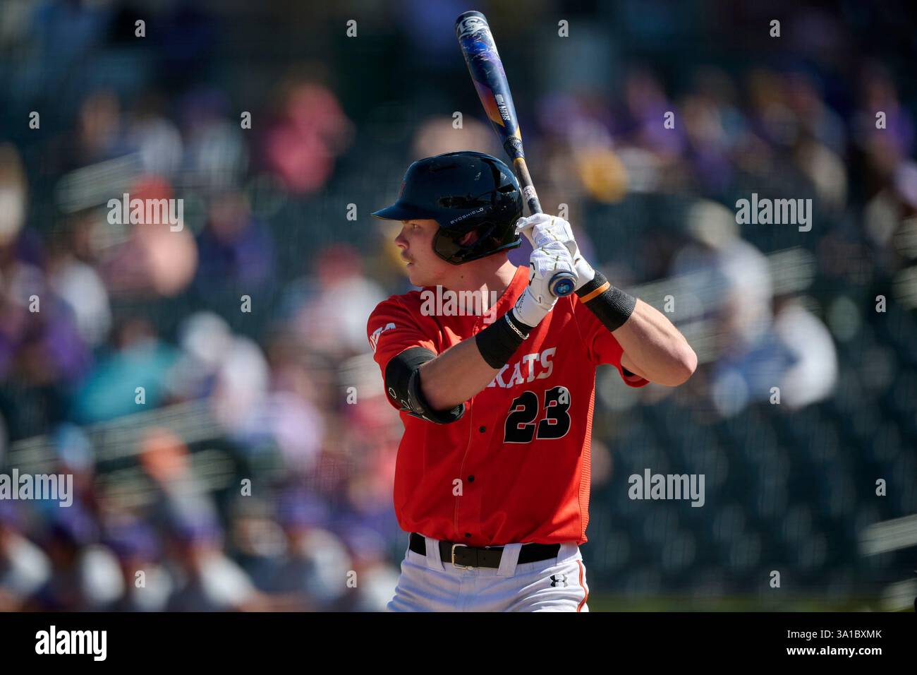Sam Houston Bearkats Brady Christensen (23) at bat during an NCAA ...