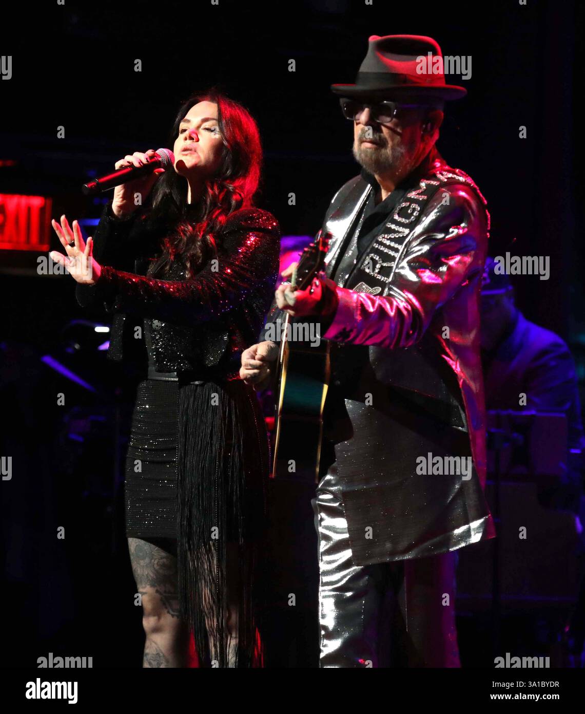 March 6, 2025, New York, New York, USA: Singer VANESSA AMOROSI and DAVE ...