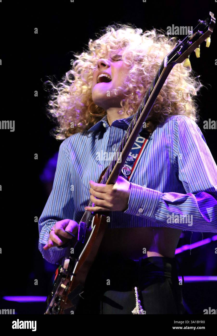 March 6, 2025, New York, New York, USA: Musician GRACE BOWERS seen at ...