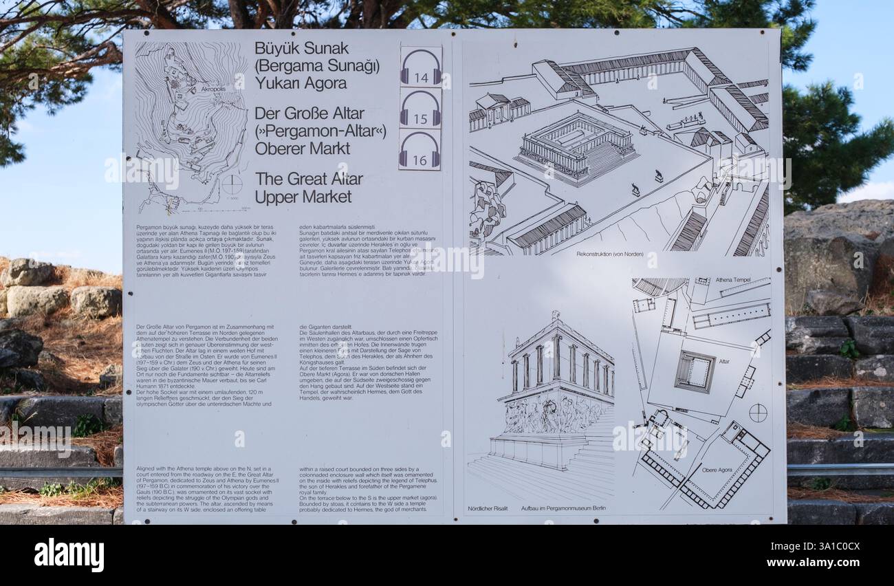 Pergamon, Turkey, Turkiye. A World Heritage Site. Information about the ...
