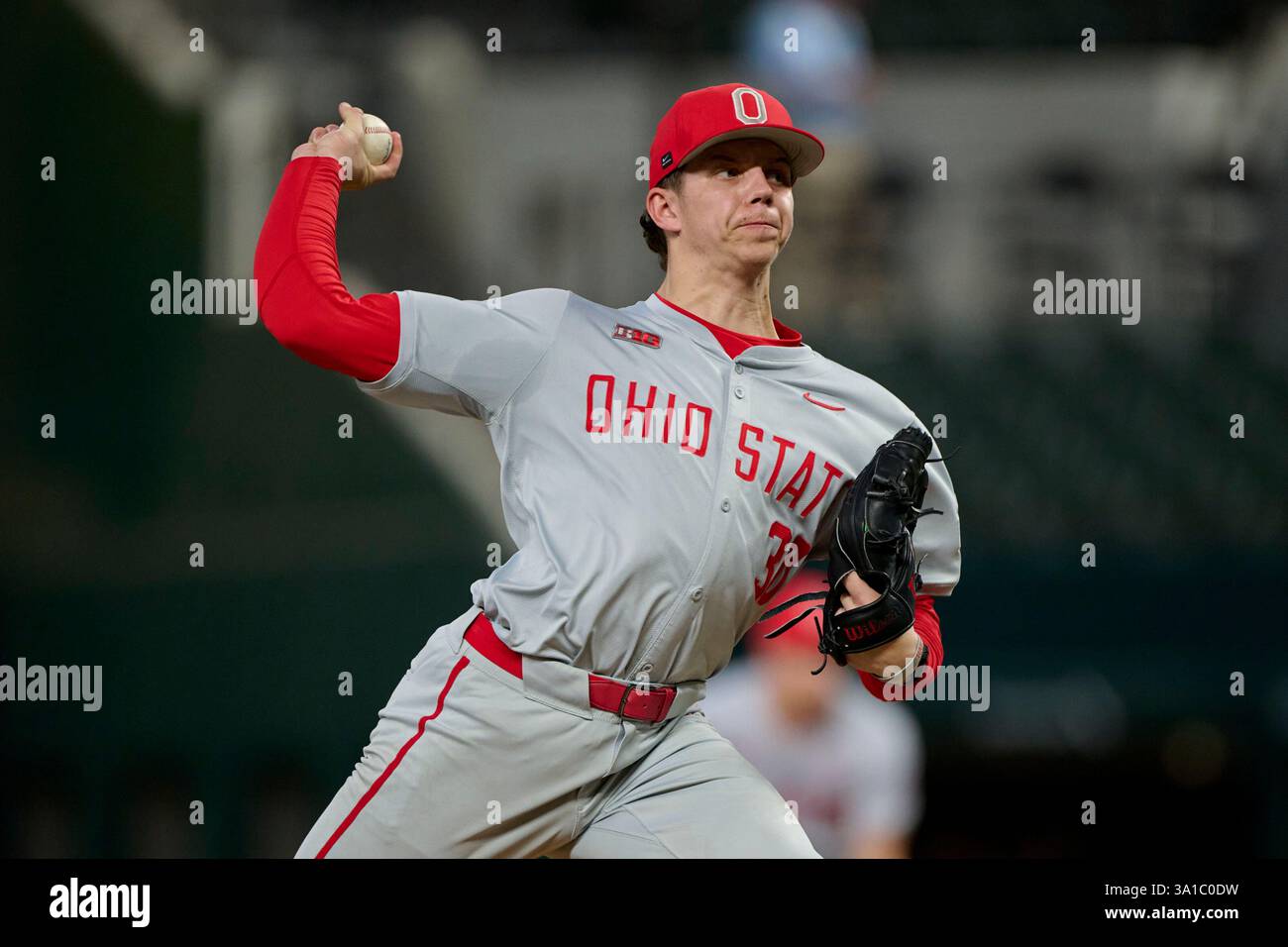Ohio State Buckeyes pitcher Nik Copenhaver (30) during an NCAA baseball ...