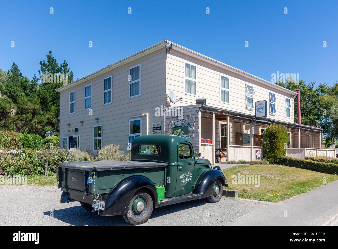 The historic Cust Hotel (1863), Cust Road, Cust, Canterbury Region ...