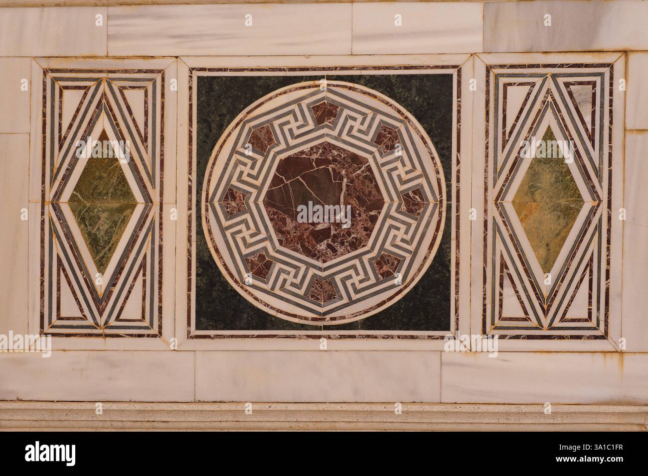 Sardis, Turkey, Turkiye. Mosaics inside the Sardis Synagogue Stock ...
