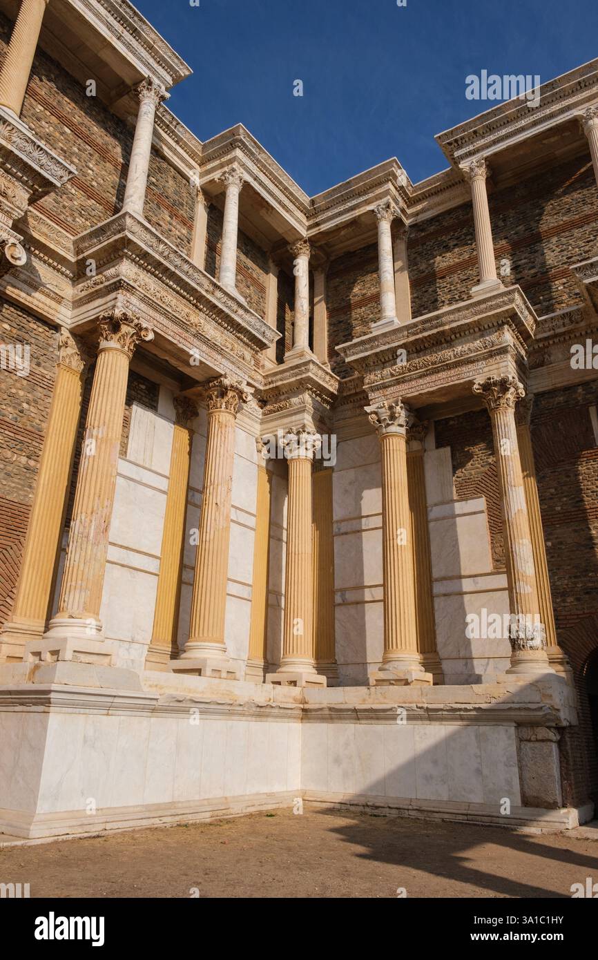 Sardis, Turkey, Turkiye. Reconstructed Portion of Greek-Roman Gymnasium ...