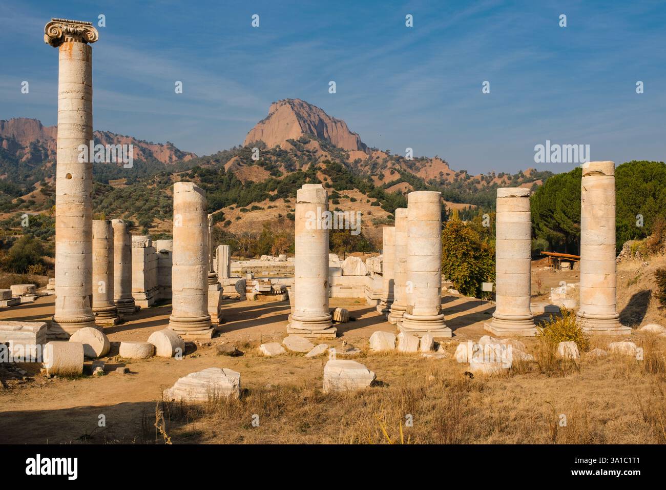 Sardis, Turkey, Turkiye. Temple of Artemis, Hellenistic, Greek, Roman ...