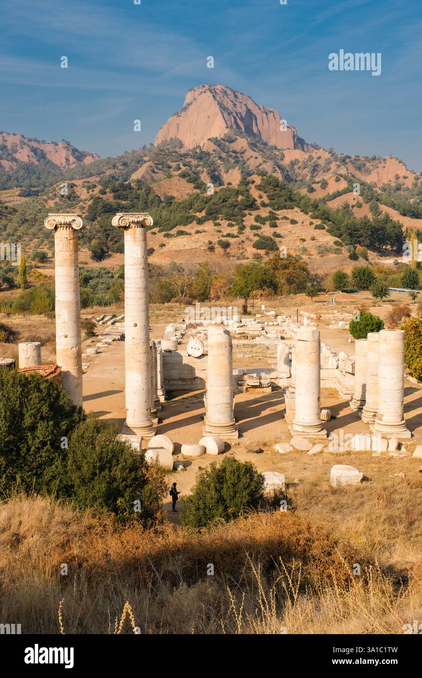 Sardis, Turkey, Turkiye. Temple of Artemis, Hellenistic, Greek, Roman ...