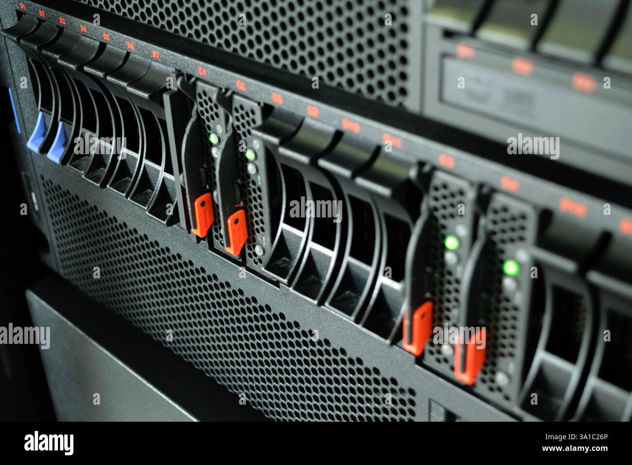Computer Server and raid storage in datacenter Stock Photo - Alamy