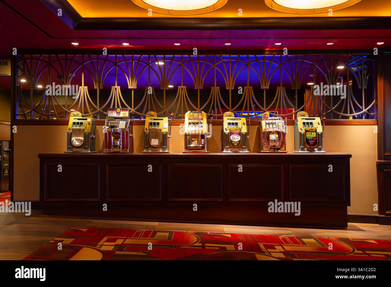 Las Vegas, Nevada - United States - March 2nd, 2025: Vintage slot ...