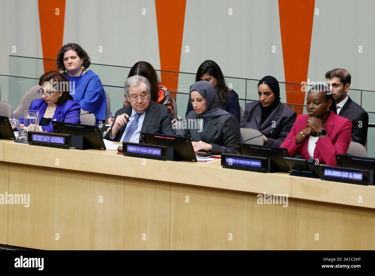 NEW YORK, NEW YORK March 07, 2025: Buthaina Bint Ali Al Jabr Al Nuaimi ...