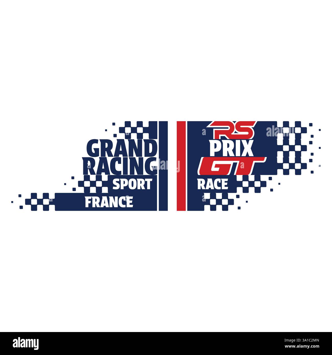Racing label France flag Stock Vector Image & Art - Alamy