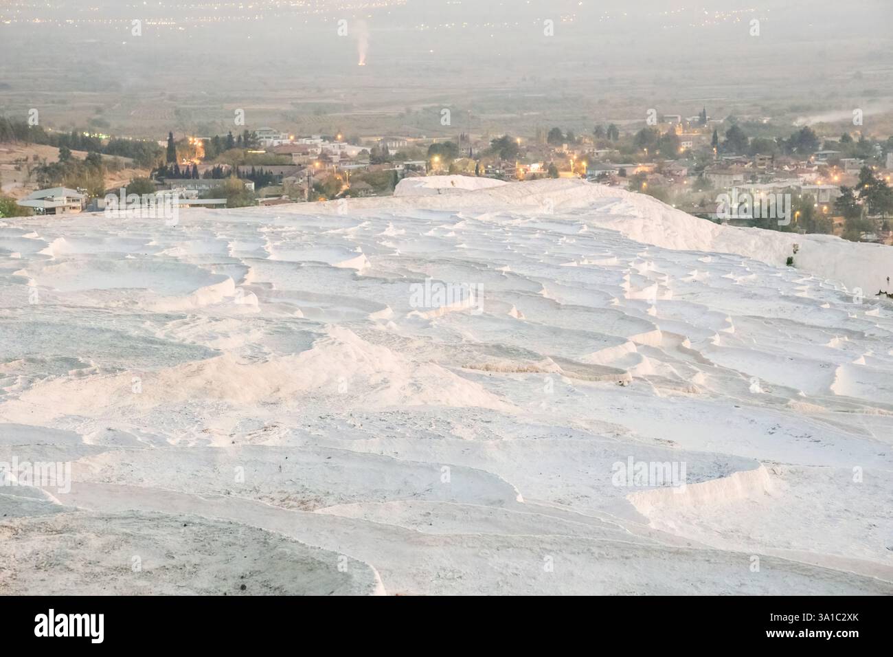 Hierapolis, Turkey, Turkiye. Pamukkale. Travertine, Calcium Carbonate ...