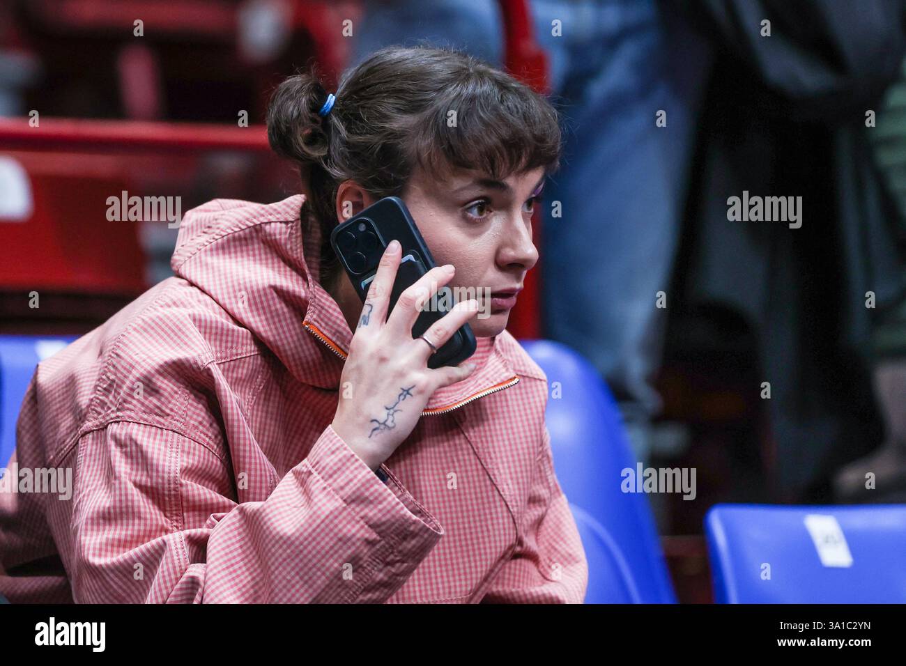 Francesca Calearo known professionally as Madame seen during the Turkish Airlines EuroLeague ...