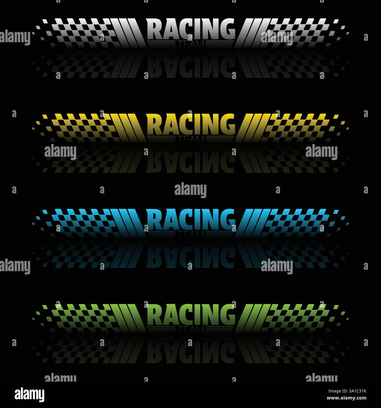 Racing colour lines mirror Stock Vector Image & Art - Alamy