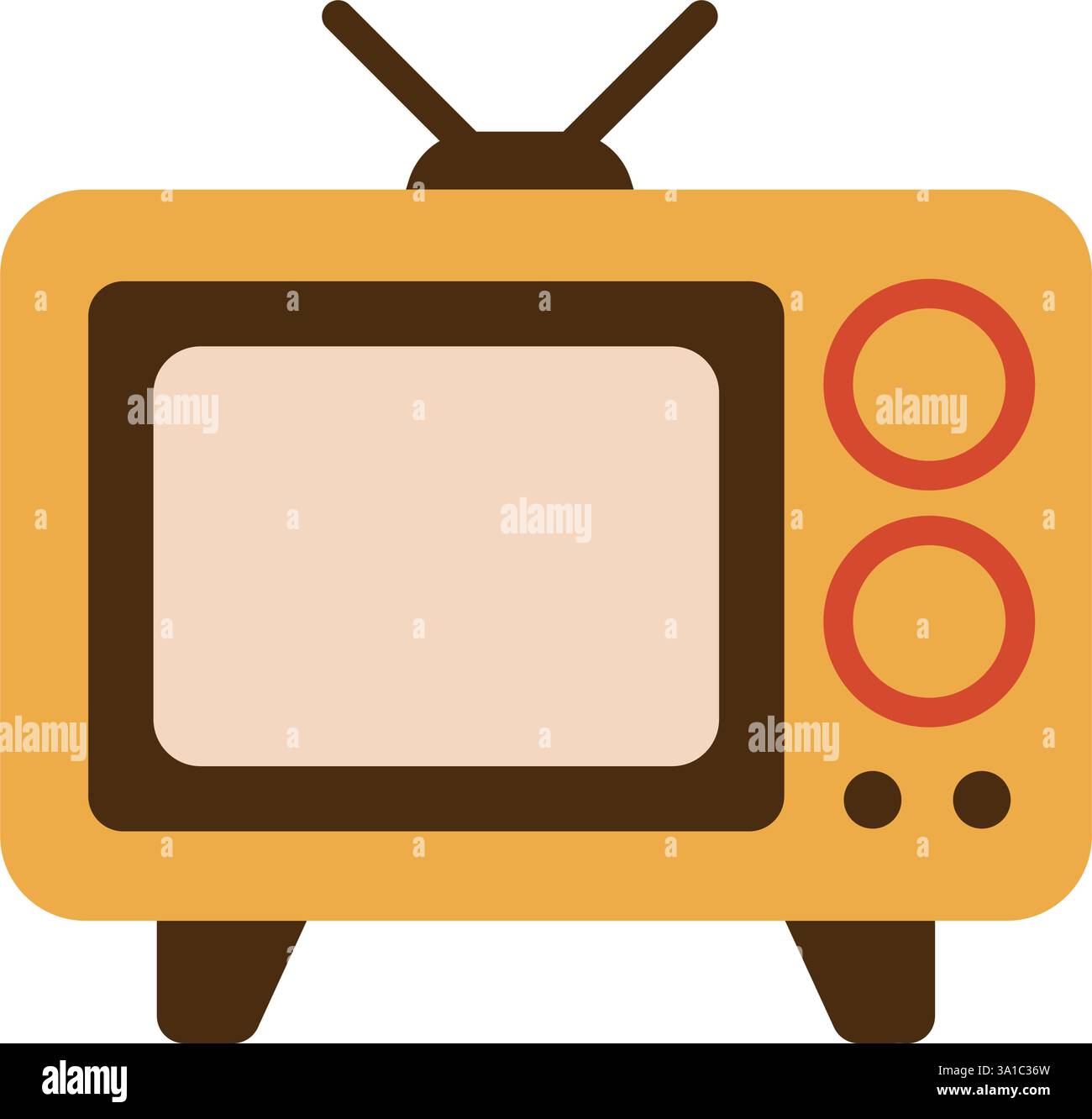 Vintage Object Television Media Stock Vector Image & Art - Alamy