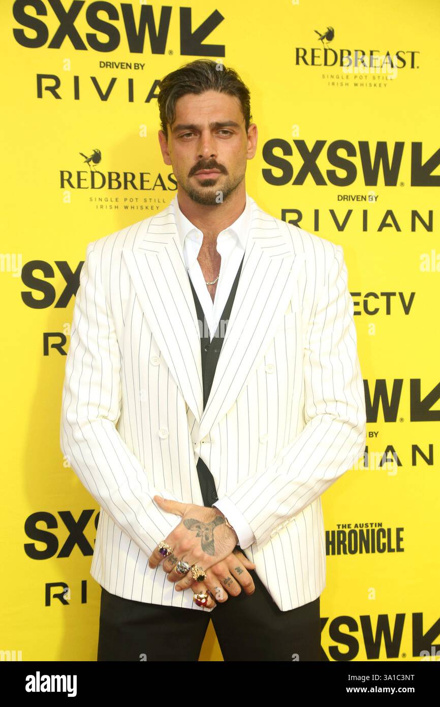 Michele Morrone arrives for the world premiere of "Another Simple Favor ...