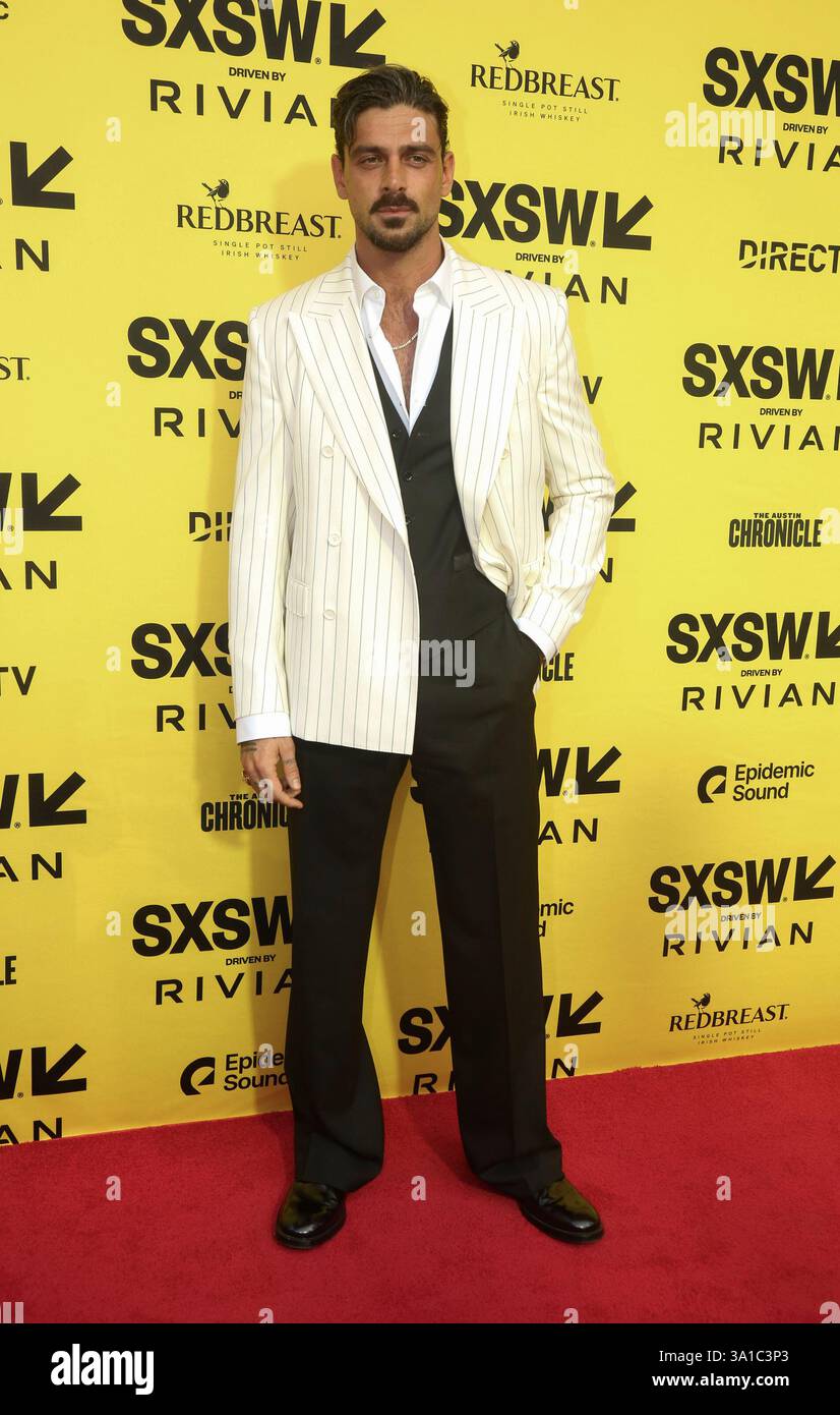 Michele Morrone arrives for the world premiere of "Another Simple Favor ...