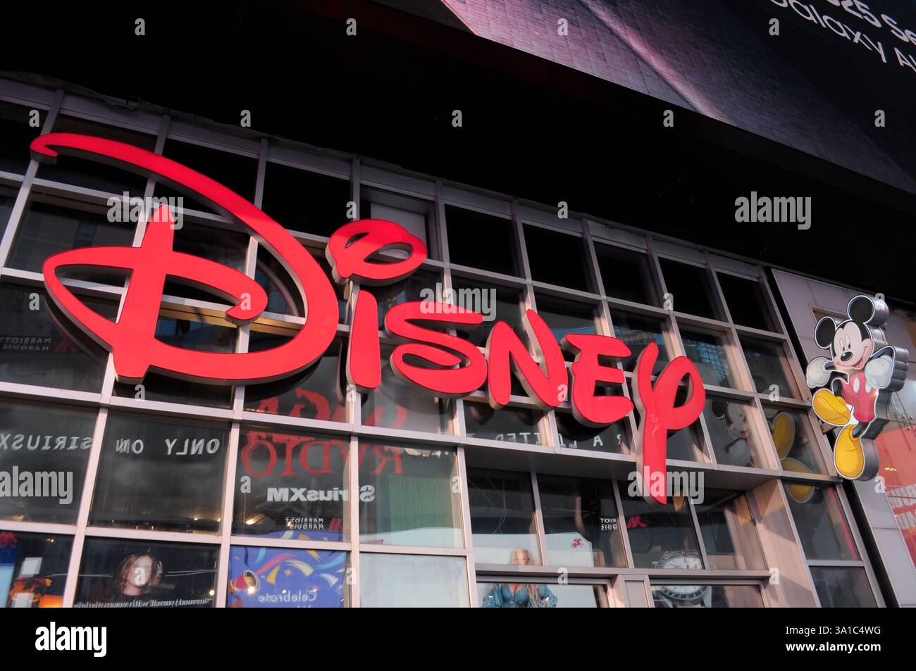 New York, United States. 07th Mar, 2025. A Disney store is seen in ...