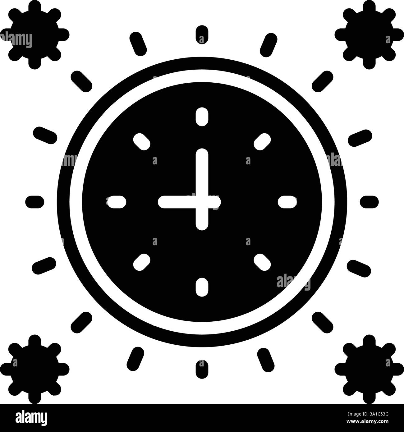 Icon for time management, clock Stock Vector Image & Art - Alamy
