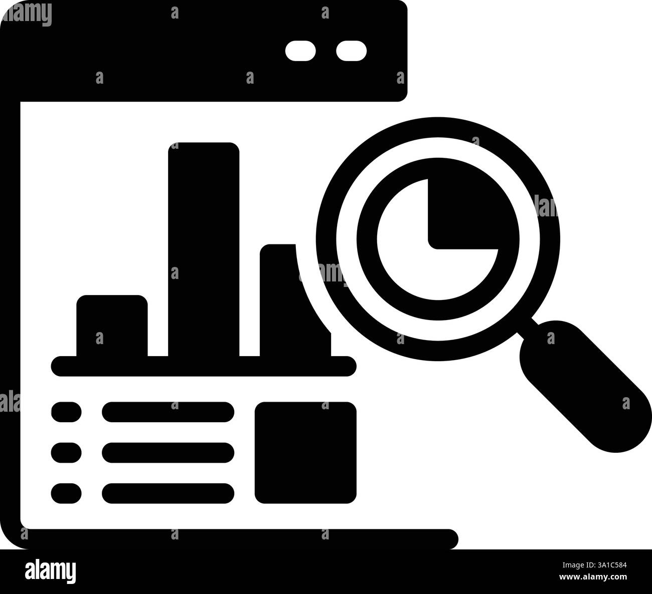 Data analyst graph Black and White Stock Photos & Images - Alamy