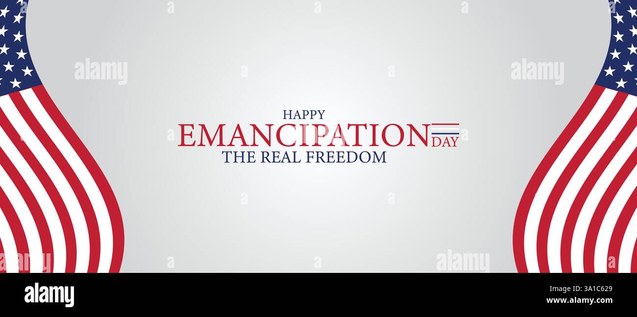 A Day of Remembrance and Celebration Emancipation Day Stock Vector ...