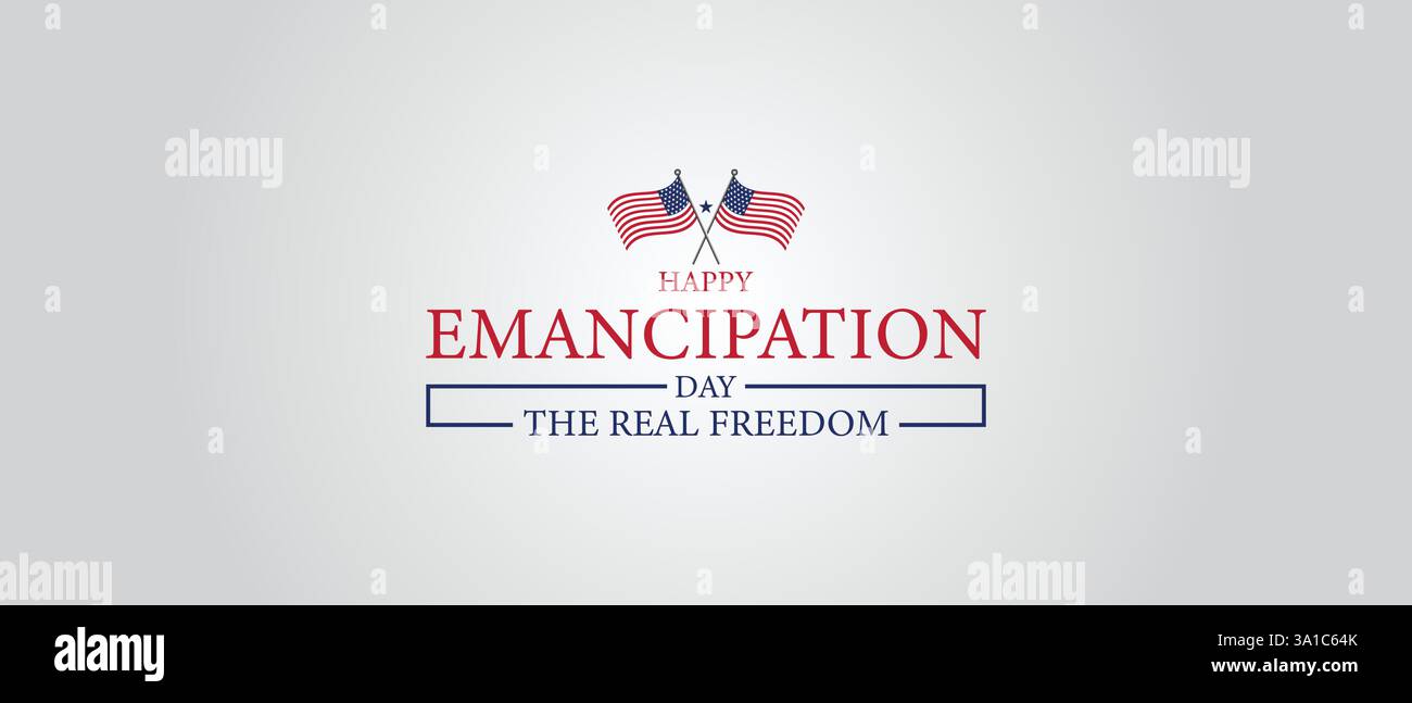 Embracing Our History The Significance of Emancipation Day Stock Vector ...