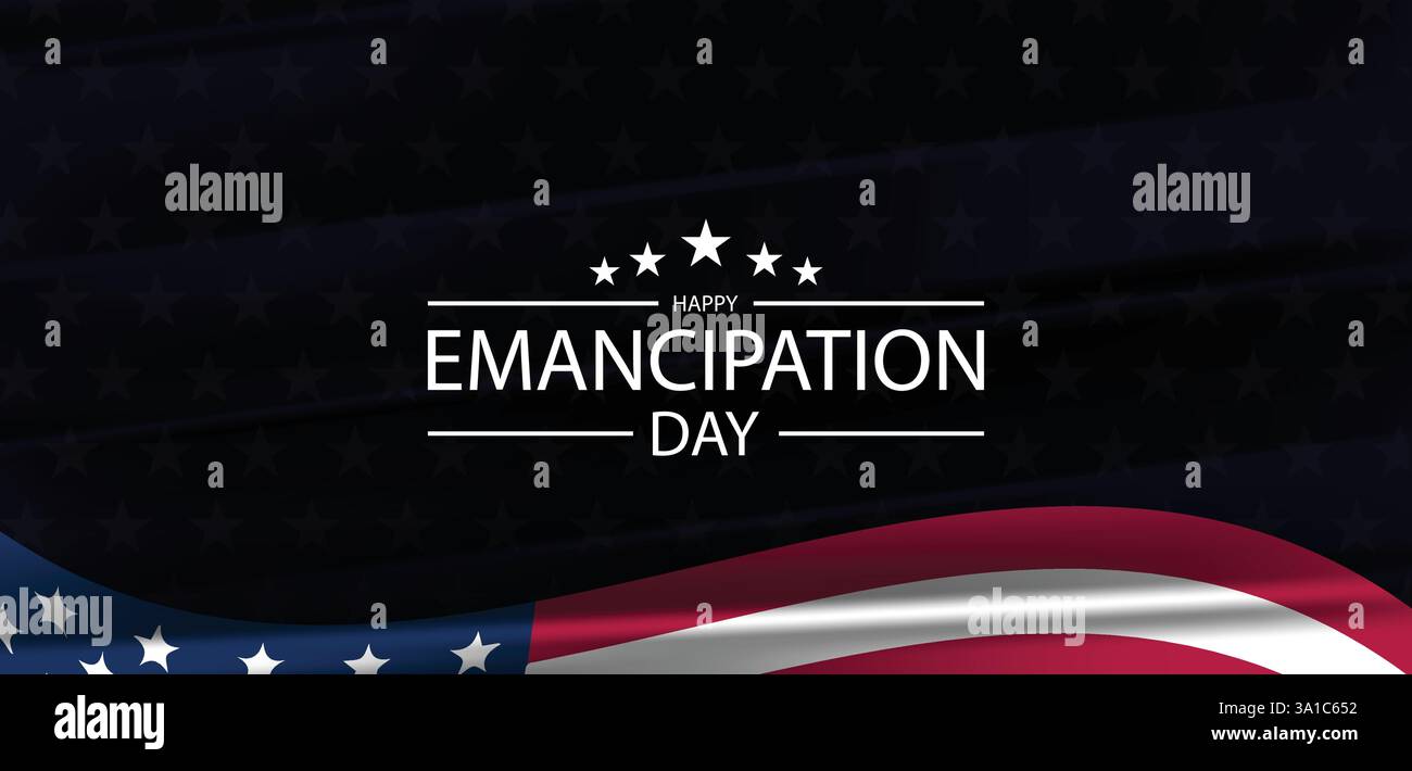 Celebrating Freedom The Importance of Emancipation Day Stock Vector ...