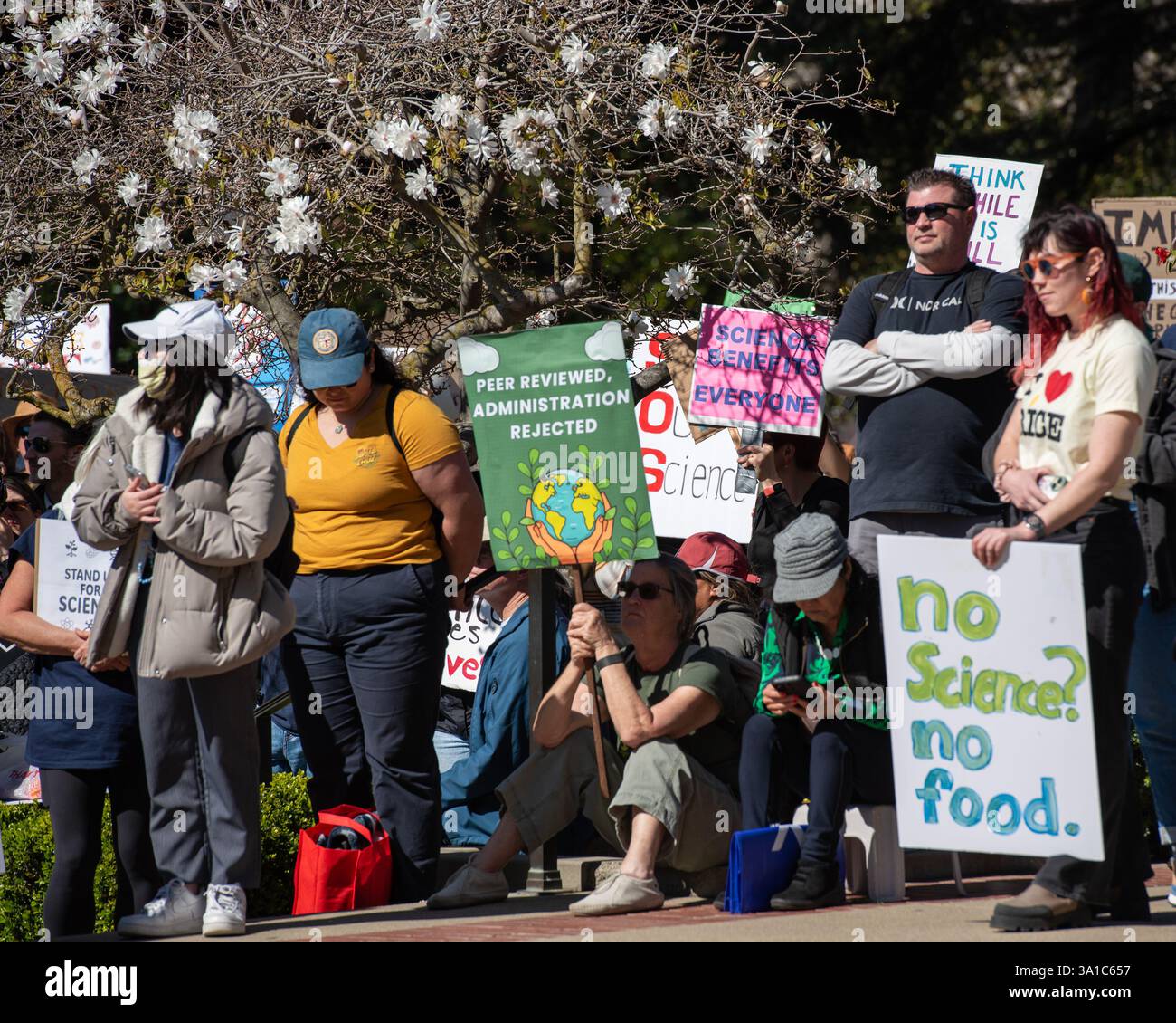 Sacramento, California, USA. March 7, 2025. Stand up for Science ...