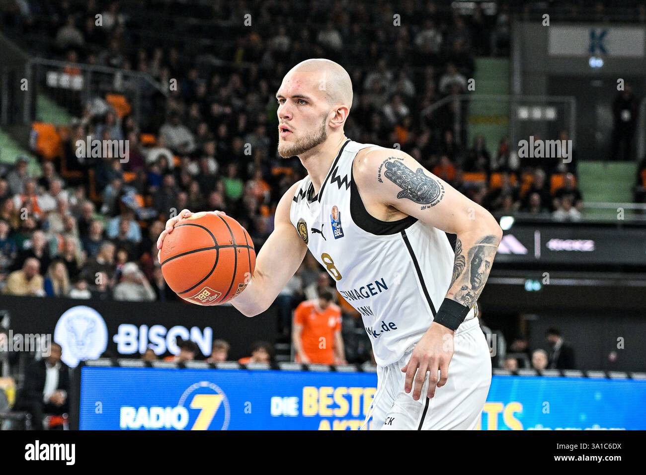 28.02.2025, ratiopharm arena, Neu-Ulm, GER, BBL, ratiopharm Ulm vs ...
