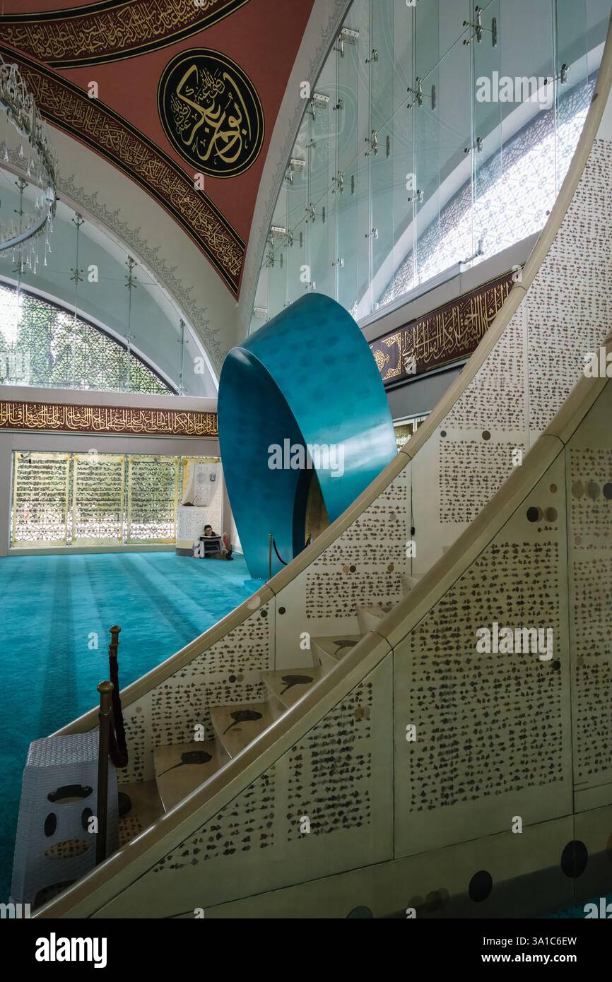 Istanbul, Turkey, Turkiye. Sakirin Mosque's Minbar (Imam's Pulpit ...