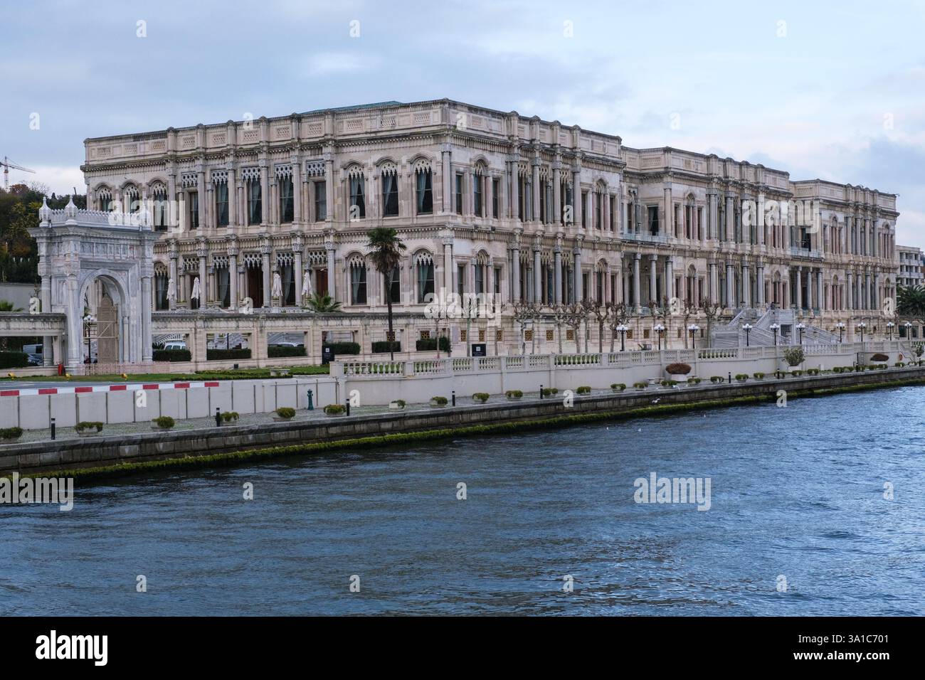 Istanbul, Turkey, Turkiye. Ciragan Palace Kempinski Hotel, View from ...