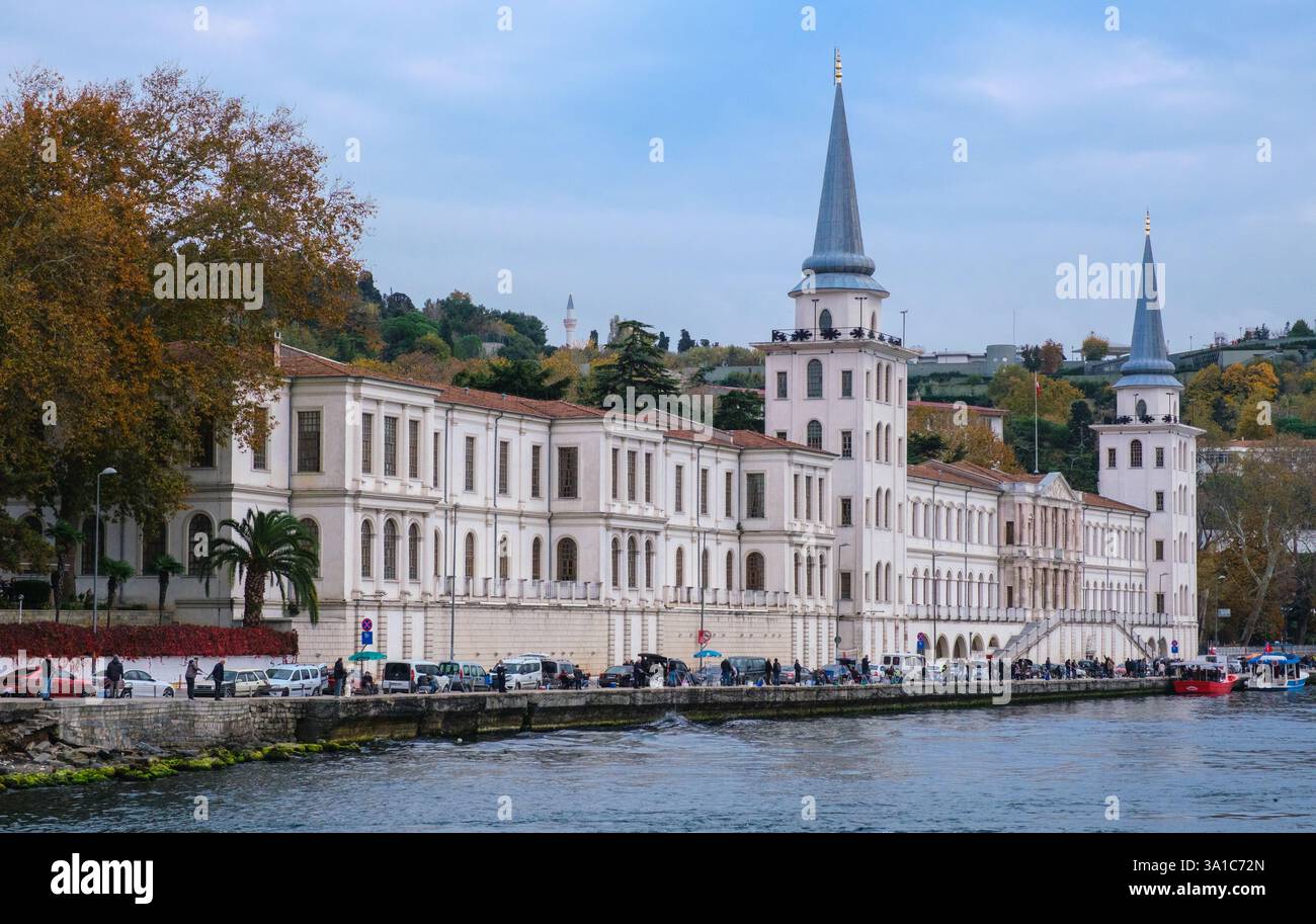Istanbul, Turkey, Turkiye. Kuleli Military High School Seen from the ...