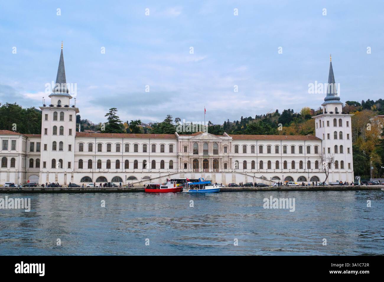 Istanbul, Turkey, Turkiye. Kuleli Military High School Seen from the ...