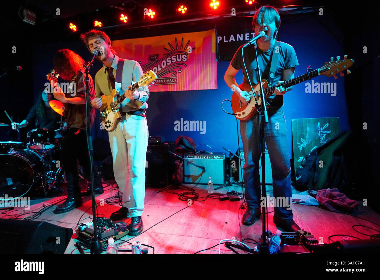The band Mellt perform during The New Colossus Festival on Friday ...