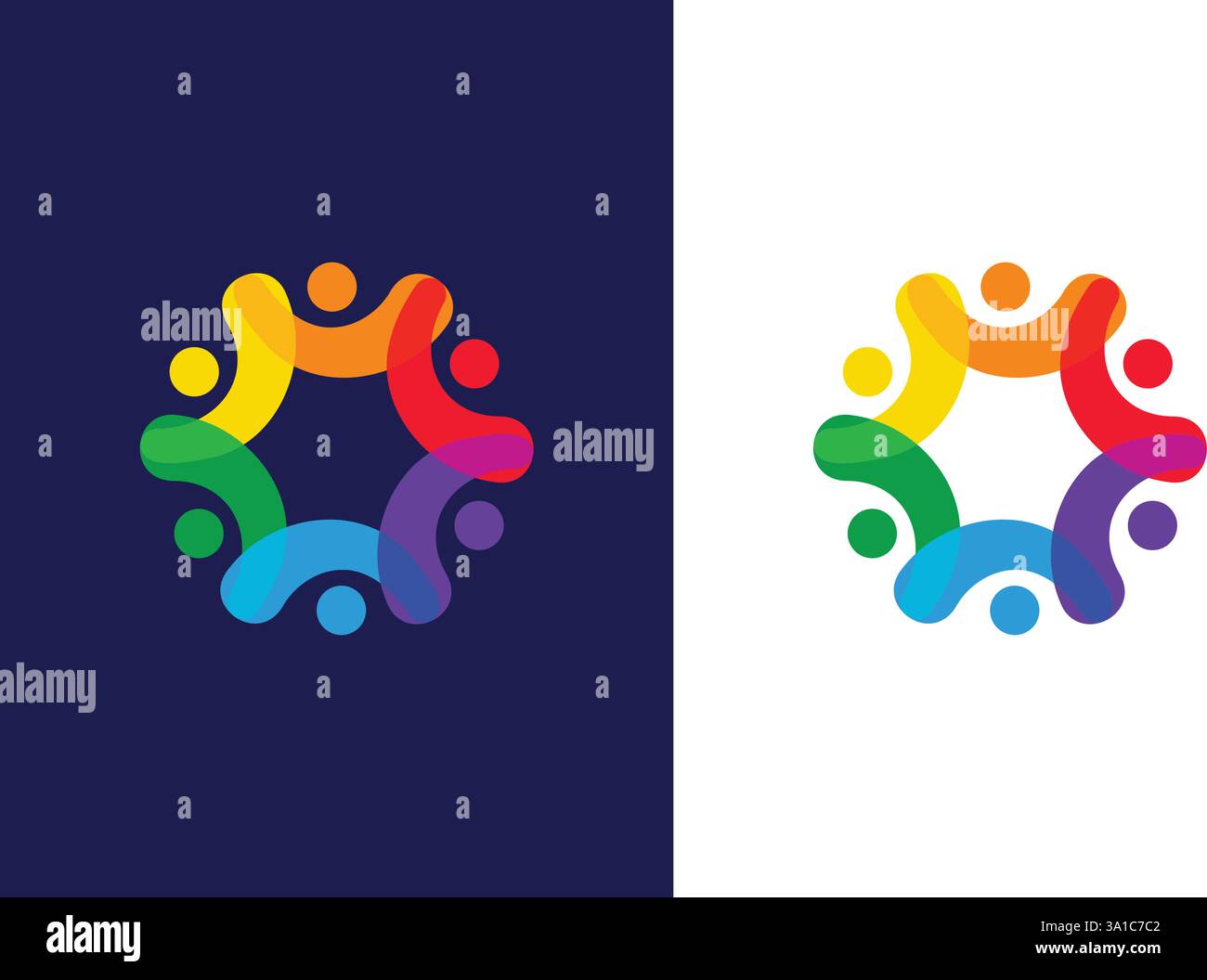Colorful and Inclusive Logo Representing Unity, Diversity, and ...