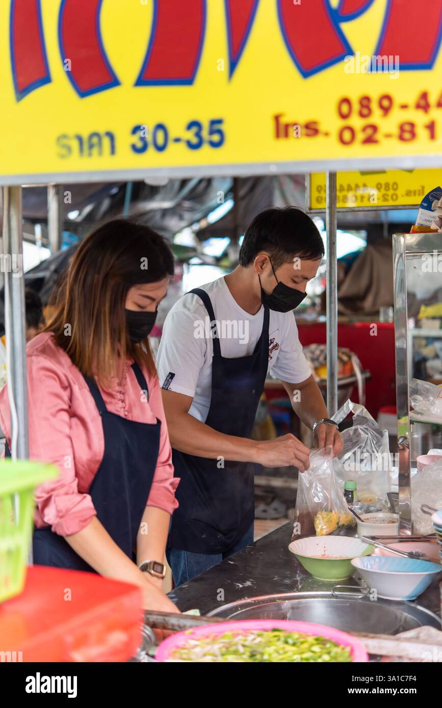 Unidentified eat thai noodle soup hi-res stock photography and images ...
