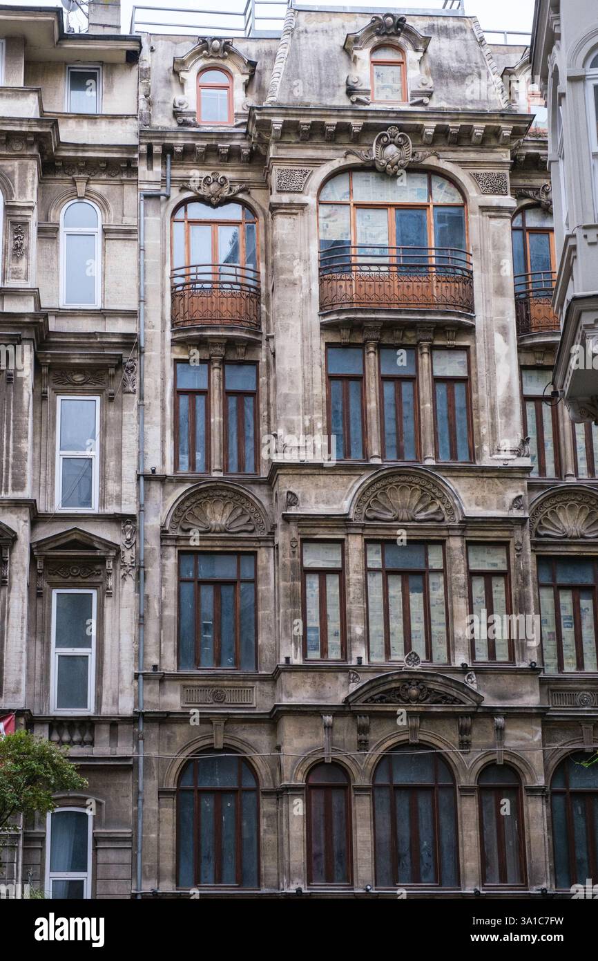 Istanbul, Turkey, Turkiye. Ottoman Turkish Architecture in Karakoy ...