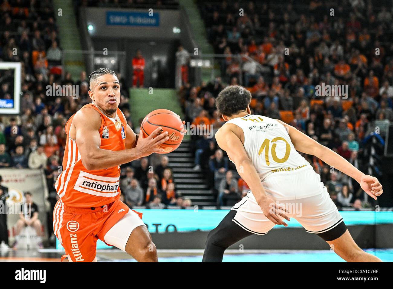28.02.2025, ratiopharm arena, Neu-Ulm, GER, BBL, ratiopharm Ulm vs ...
