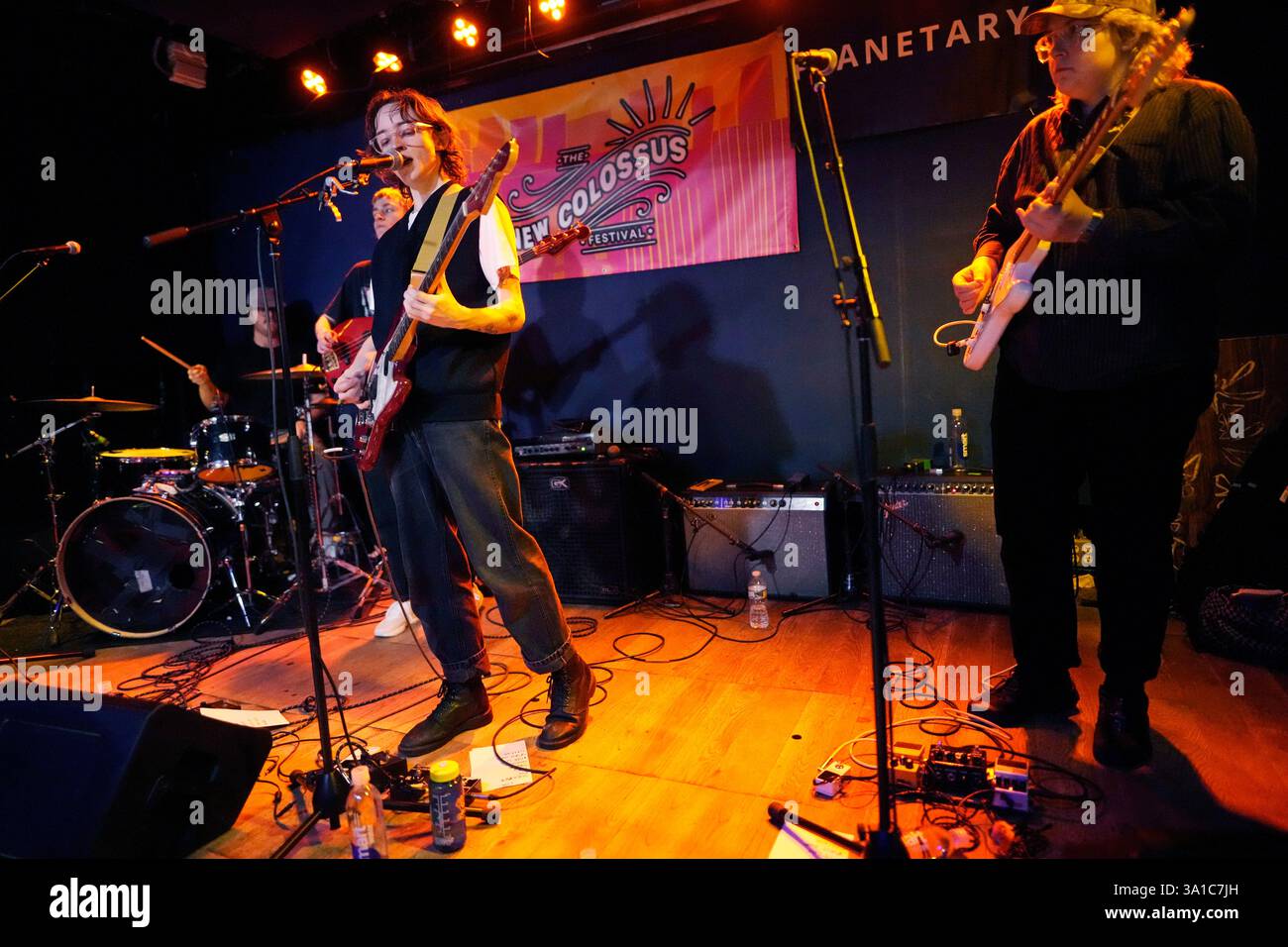 The band knitting perform during The New Colossus Festival on Friday ...